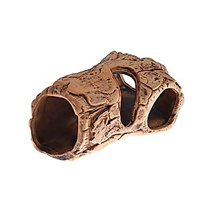 ALEGI Aquarium Decoration Hideaway Rock Cave for Betta Shrimp Cichlid Hiding Breeding Spawning (Tree Trunk)