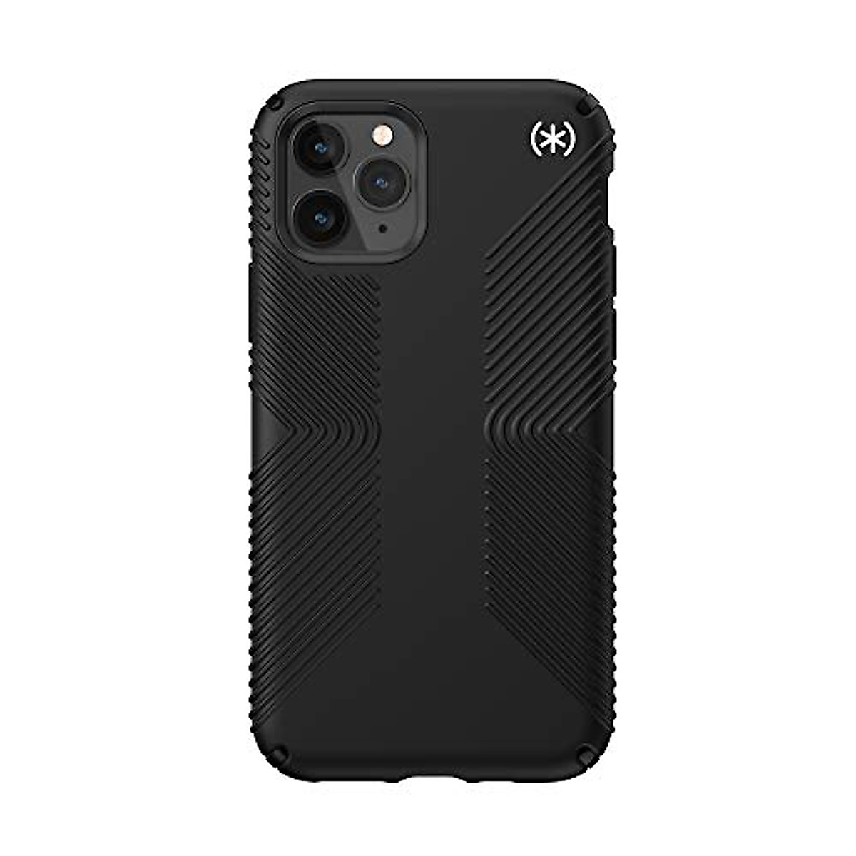 Speck Products Presidio2 Grip Case, Compatible with iPhone 11 PRO, Black/Black/Black/White