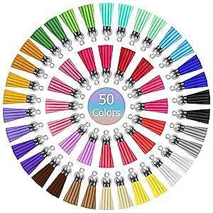 Acrylic Blank Keychains, Shynek 200 Pcs Clear Keychain Blanks for Vinyl with 50 Pcs Acrylic Blanks, 50 Pcs Keychain Tassels, 50 Pcs Key Rings with Chain and 50 Pcs Jump Rings