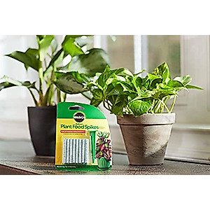 Plant Food Spikes, 6-12-6 Formula, 1.1-oz.