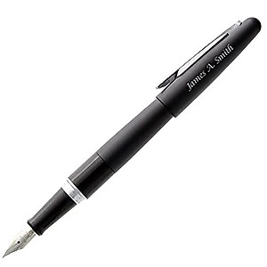 PILOT Engraved Metropolitan Pen - Personalized with Your Name (Fountain Fine Nib, Black)