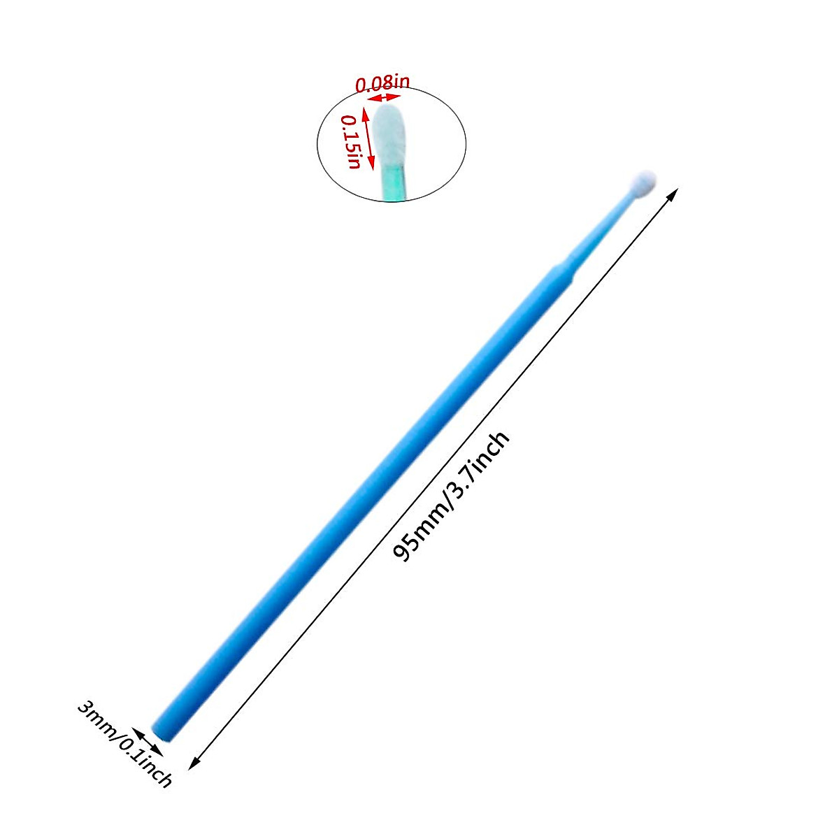 100 Pack Phone Charge Port Cleaning Tool kit,Bendable Mini Soft Round Brushes Cleaner Compatible with iPhone 11 Pro Speaker Tablet Camera Laptop Computer Smartphone, Blue