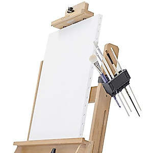 Easy To Use Products Brush Grip Paintbrush Holder and Drying Rack/Caddy, Painting Supplies (Black)