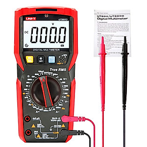 UNI-T UT89XD True RMS 6000 Counts LED Digital multimeter Test ac dc Voltmeter Ammeter Capacitance Frequency Resistance Test