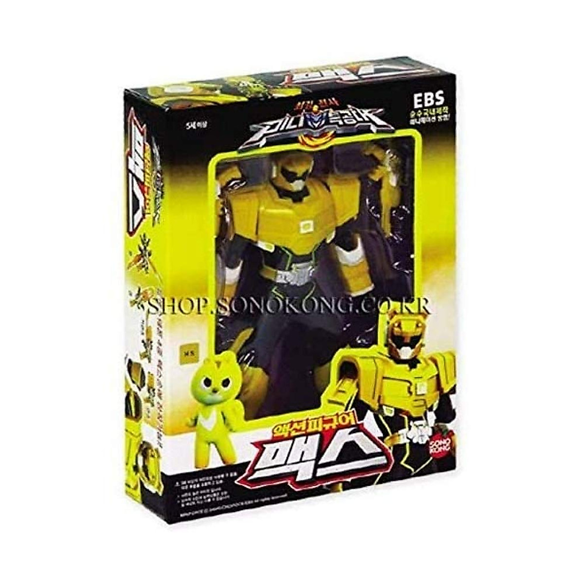Sonokong Mini Force Volt Sammy Max Lucy Set of 4 Korean Robot Action Figures Miniforce