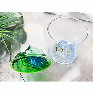 Mrs And Mrs Lesbian Wedding Gifts Snowy Mountain Whisky Icicle Glasses