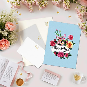 CNLITIHEKA Thank You Pop Up Card Mother’s Day Flower Bouquet Card 3D Flower Greeting Card Teacher's Day Appreciation Card Retirement Card for Your Family Teachers Friends Colleague.
