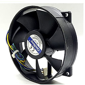 F129025BU 12V 90mm Fan 12V 0.38A 4-Wire PWM Circular Cooling Fan