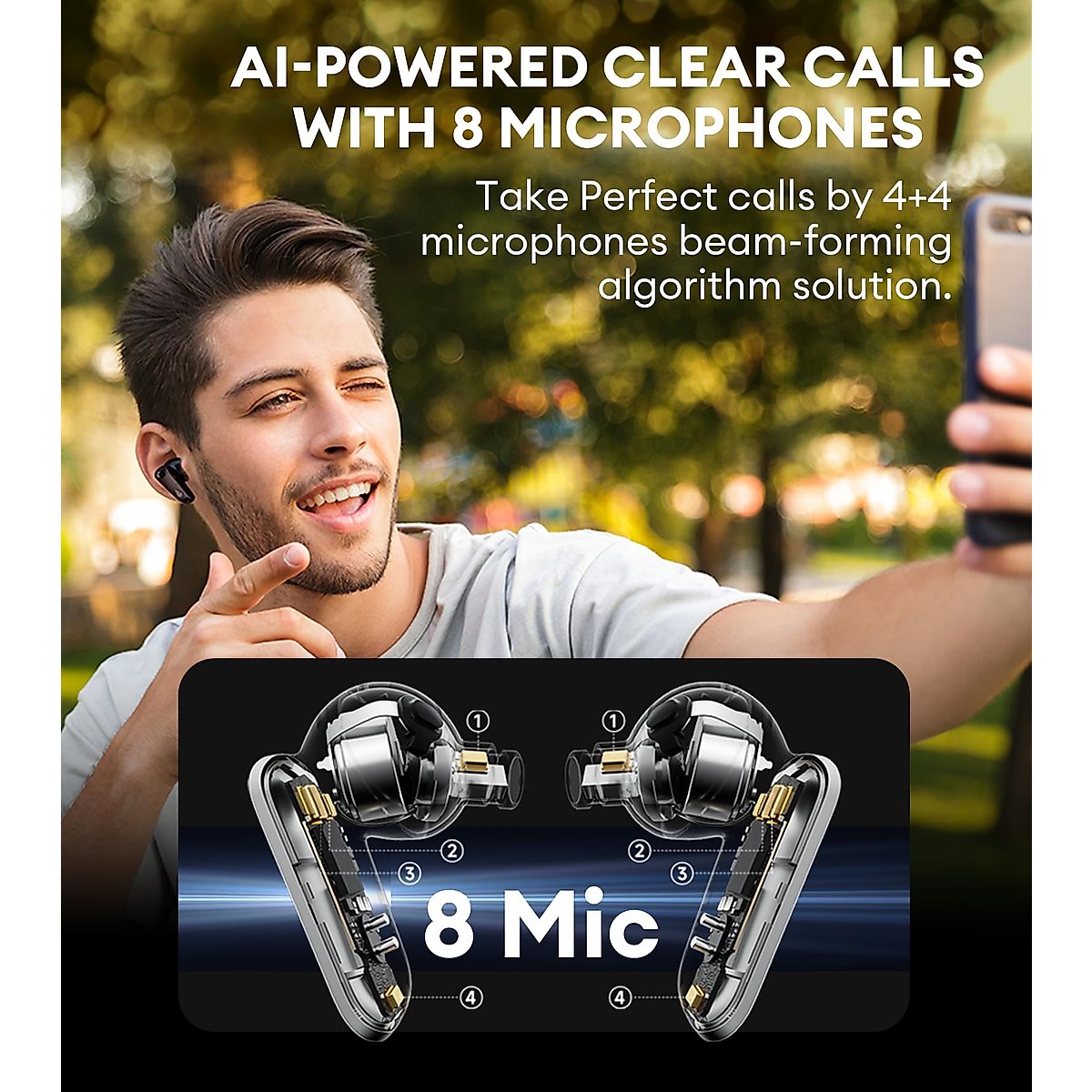 Edifier NeoBuds Pro 2 Multi-Channel Active Noise Cancellation Earbuds with Spatial Audio, Hi-Res Sound, LDAC & LHDC, AAC, 8 Mics for Clear Calls, Bluetooth 5.3, Fast Charging, App Customization, Black