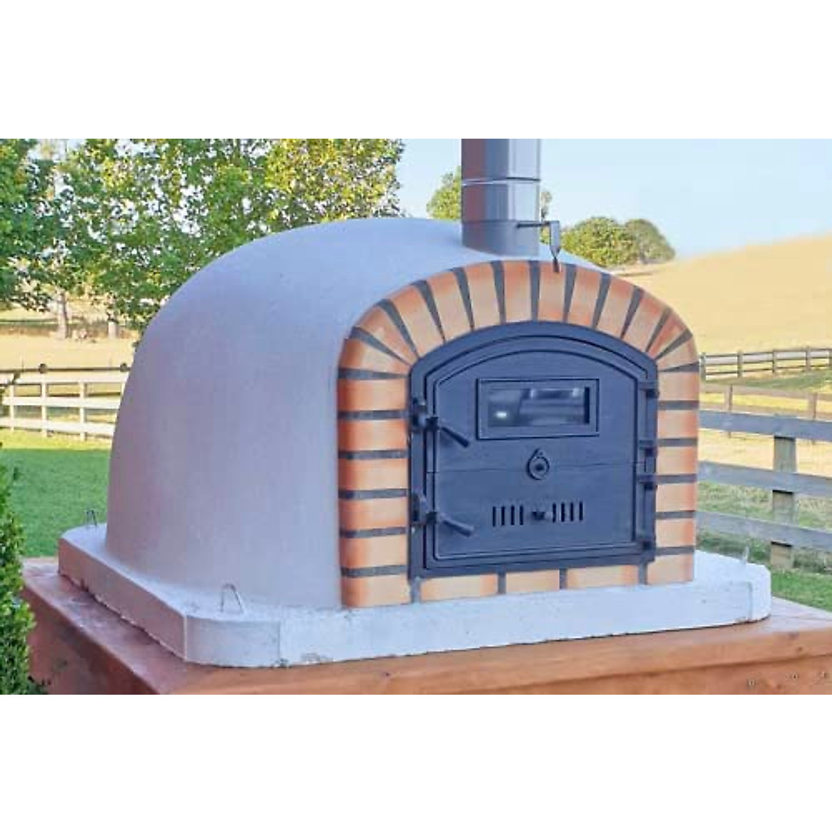 Authentic Pizza Ovens Lisboa Premium, Wood Fire Outdoor Oven