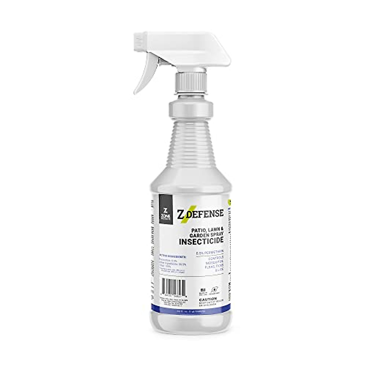 Z-Defense Patio, Lawn and Garden Spray Permethrin Insecticide, 32oz Spray. Permethrin Pesticide Kills Ticks, Fleas, Spiders, Ants, Mosquitoes.