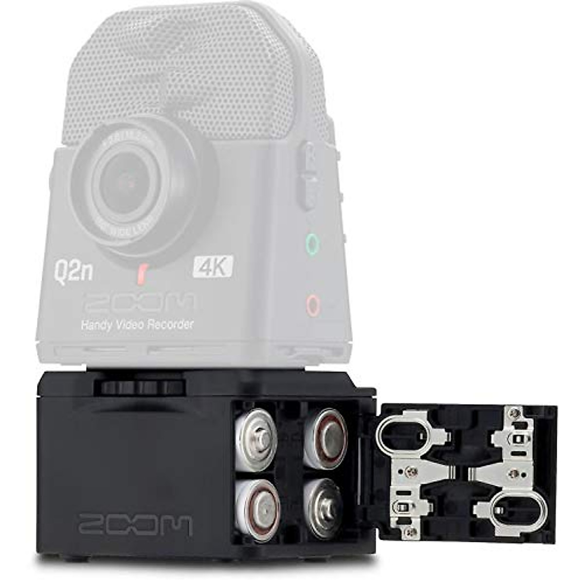 Zoom BCQ-2N Battery Case, Designed to Extend Battery Life of the Q2n and Q2n-4K