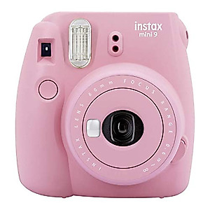 Fujifilm instax Mini 9 Instant Film Camera (Blush Pink) with Instant Twin Film Pack Bundle (2 Items)