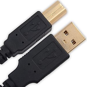 Omnihil 8 Feet USB Cable Compatible with AmScope 40X-2500X LED Biological Binocular Compound Microscope