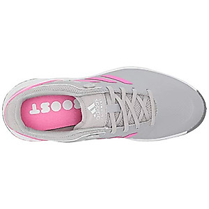 Adidas Women's Golf Shoe, Grey/Screaming Pink/Grey, 8