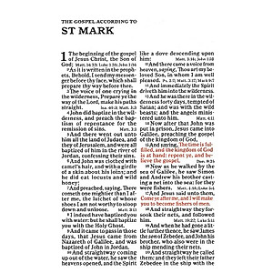 Personalized KJV Large Print Personal Size Reference Bible, Charcoal Leathertouch, Indexed, Red Letter, Cross-References, Full-Color Maps, Custom Name Imprint, King James Version (Indexed)