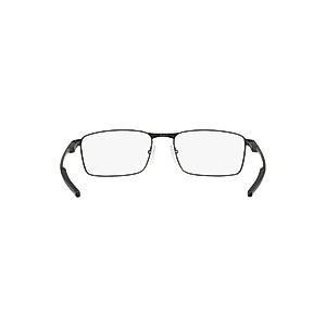 Oakley Men's Ox3227 Fuller Rectangular Prescription Eyeglass Frames, Satin Black/Demo Lens, 57 mm