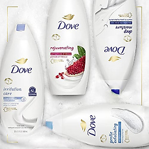 Dove Irritation Care Body Wash For Sensitive Skin and Eczema-Prone Skin Fragrance & Sulfate Free Ultra-Moisturizing for Dry, Itchy Skin 22 oz 4 Count