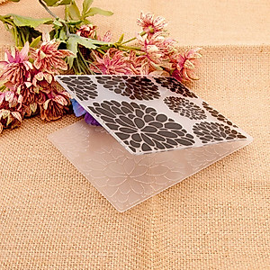 5Pcs Flower Leaf Plastic Embossing Folder DIY Craft Template Molds Stamp Stencils Scrapbook Paper Cards Photo Album Making Tools Embossing Folders Handmade Art Craft Supplies Decorating Mold