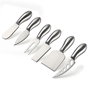 Spreader Knife Set Cheese Butter Spreader Knife Set Stainless Steel Cheese Butter Slicer Knives Cheese Spatula Set with Mini Serving Tongs Spoons Forks for Birthday Wedding Christmas (25)