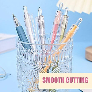 Cartoon Pattern Student Utility Knife Pen, Craft Cutting Tool Paper Pen Cutter Knife Creative Retractable, Cutter Knife Creative Retractable Precision Paper Cutting Carving Tools (6PCS)