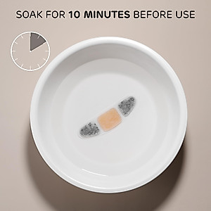 iPettie Water Fountain Filters Kits for Twins Cat Water Fountain Stainless Steel with Two Spouts, IP-WF-S05-F4, 4 x Carbon Filter, 4 x Sponge Filter