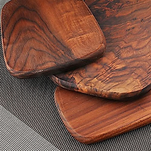 GULRUH Wood Cutting Boards for Kitchen, Black Walnut Wood Cutting Board Kitchen Chopping Board Pizza Disks Real Wood Without Glue Stock Cutting Board Kitchen Board
