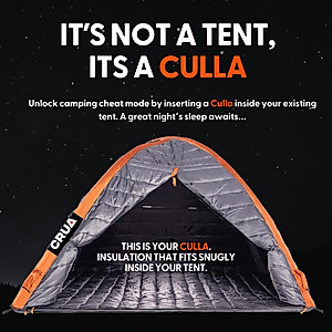Crua Culla Maxx Temperature Regulating Inner Tent - Keeps You Warm in The Winter and Cool in The Summer - Fits in Most Tents and Camp cots