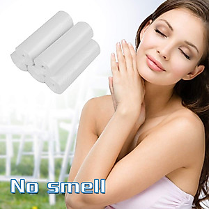 Mini Trash Bags 1.2 Gallon Inwaysin Mini Garbage Bags Compost Trash Can Liners 1-1.5 Gallon for Mini Trash Can Diaper Trash Bags 4.5-5 Liter 125 Count White