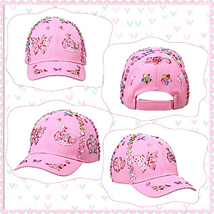 JenPen 2 Pcs Decorate Your Own Baseball Cap with 14 Sheets Adhesive Gems Stickers Rhinestone Glitter Gem Stickers with Unicorn Tote Bag, Funny Creative DIY Arts Crafts Activity for Kids Girls Toys