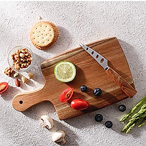 Home Mini Cutting Board With Magnetic Knife Small Fruit Cheese Cutting Board Solid Bamboo Wood Board For Baby infant dormitory,camping cutting board and knife set