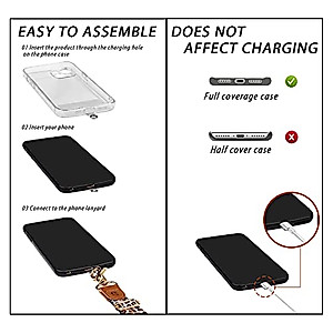 Doooze Phone Lanyard,Phone Strap,Phone Lanyard Crossbody,Phone Charms Strap,Universal Cell Phone Lanyard for All Smartphone