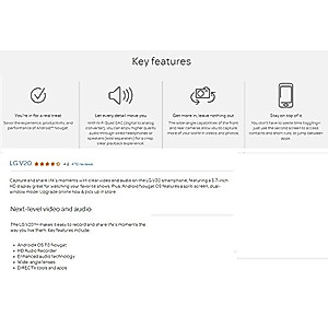 LG V20 H910a 64GB 5.7" IPS LCD Display Android Smartphone w/ Dual Rear Cameras (16MP+8MP) - Carrier Unlocked for all GSM Carriers Worldwide (Titan Gray)