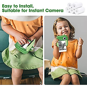 Instant Camera and Refill Paper 5 Rolls