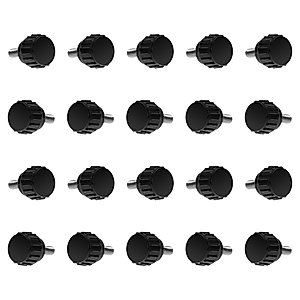 BCP 20-Piece M4x10mm Threaded Knurled Thumbscrew Grip Knobs Thumb Screw for Machinery Latche
