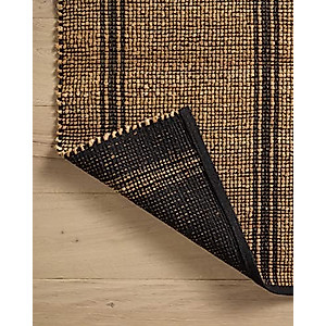 Loloi Angela Rose Colton Collection CON-01 Natural/Black 7'-6'' x 9'-6'', .38" Pile Height, Area Rug