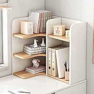 GELTDN Table top Small Bookcase Bookcase Desk Simple Bookcase Office Desk Storage Student Dormitory Tidy ( Color : D , Size : 50*30*50cm )