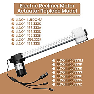 EXMIATOV Power Sofa Lift Motor Compatible with okin Electric Recliner Motor Actuator,Part # JLDQ-11, JLDQ-1A, JLDQ.11.156.333K for Electric Recliner Lift Chair-13/330mm
