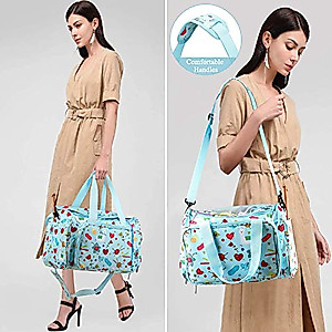 Coopay Knitting Bag Large Crochet Bag, Huge Knitting Bags and Totes Organizer Yarn Storage Organizer for Unfinished Project, Knitting Needles, Crochet Hooks, Skeins Yarn -Ideal Knitting & Crochet Gift