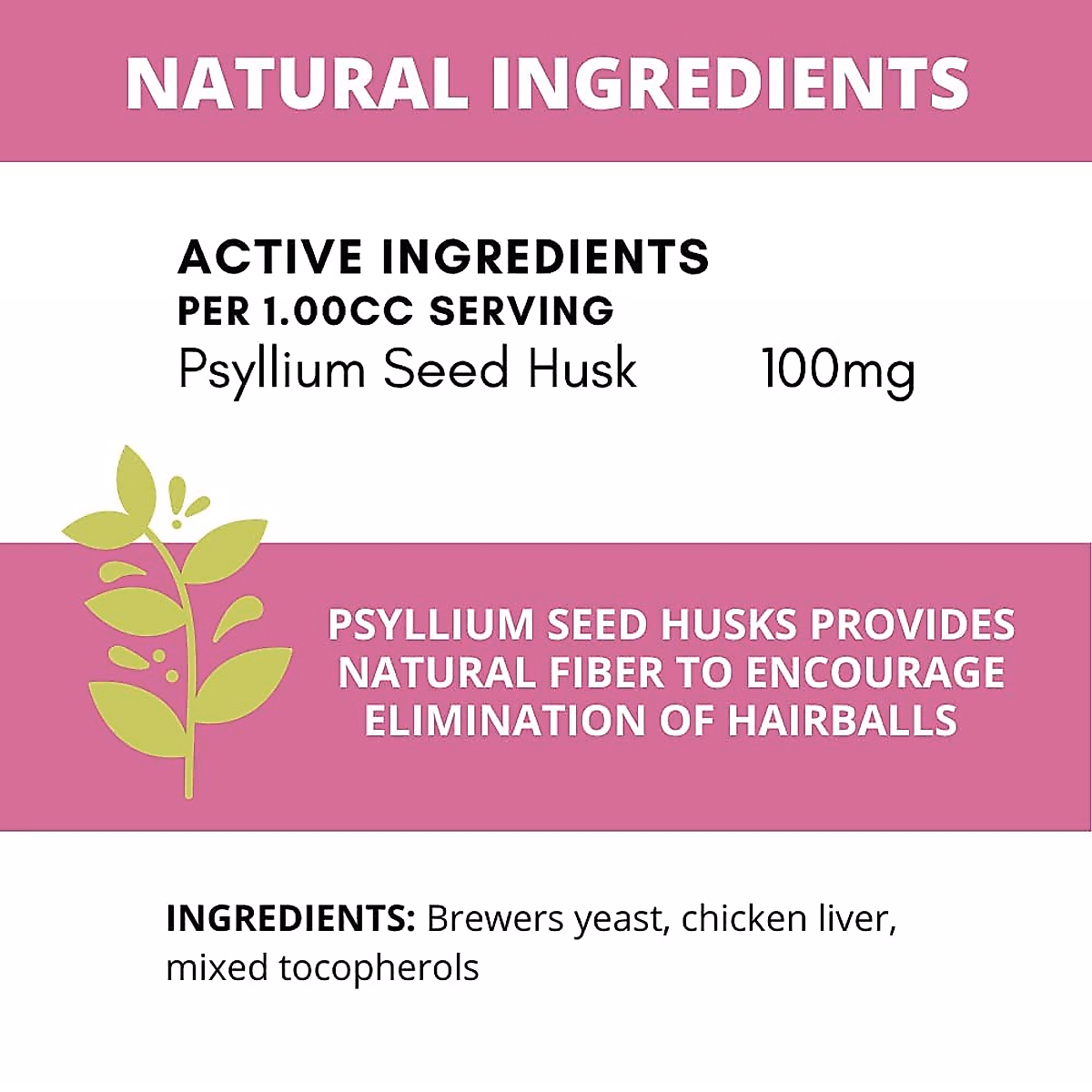 Under the Weather Hairball Supplement | Vet Formulated Hairball Remedy for Cats | Supports and Aids Normal & Natural Elimination of Hairballs in Adult Cats (Powder) - 60 Day Supply, 120 Scoops