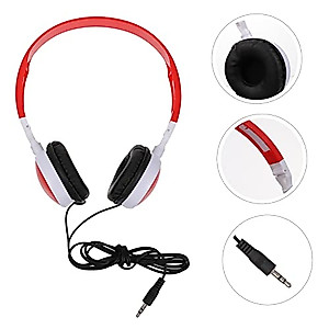 Mikikit Kids Headphones 2 pcs Headphones Computer Headset witeless Earbuds Headphones for Noise Cancelling Headphones Headphones Foldable Stereo Music Headset Noise Cancelling Earbuds