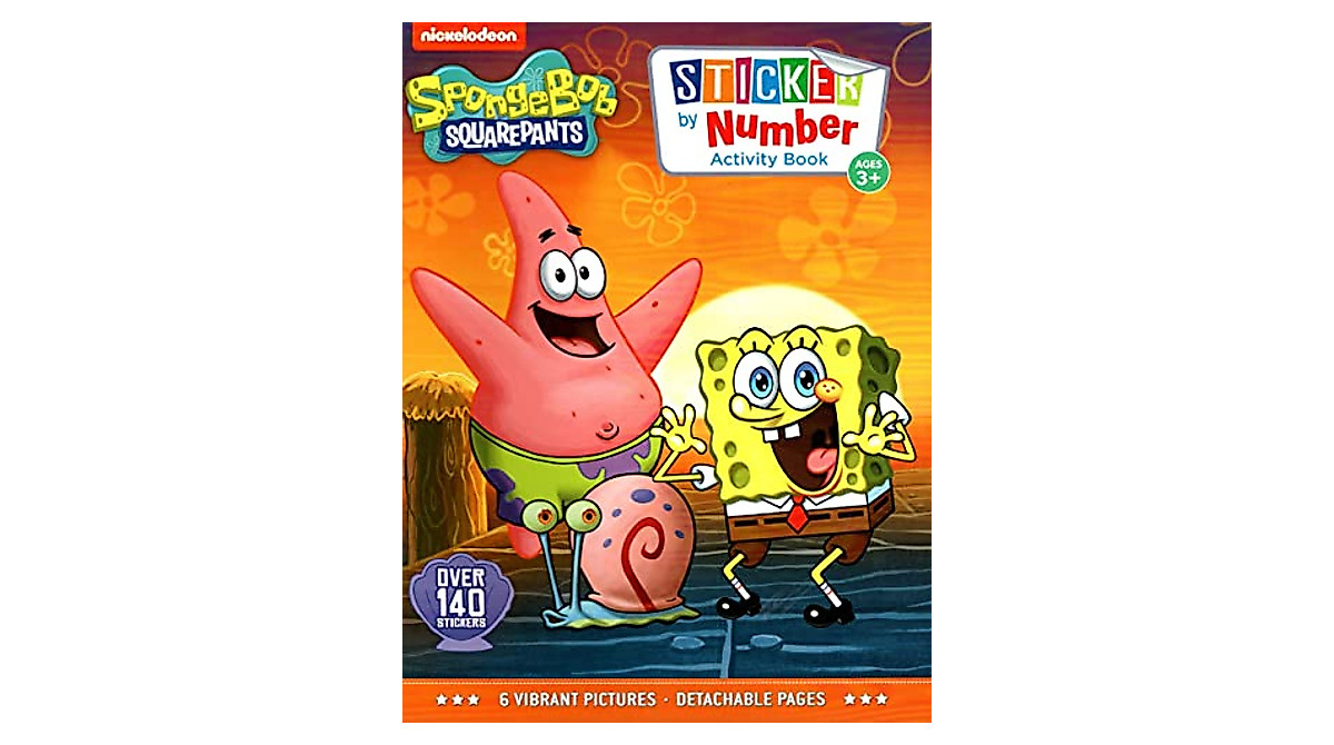 SpongeBob Coloring Activity Book Set with Stickers