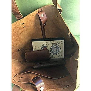 KomalC Leather Shoulder Bag Tote for Women Purse Satchel Travel Bag shopping Carry Messenger Multipurpose Handbag