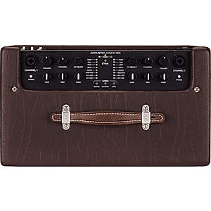 Fender Acoustic Junior Go Guitar Combo Amplifier Bundle with Cable, Austin Bazaar Exclusive 12-Pack Picks, and Instructional DVD