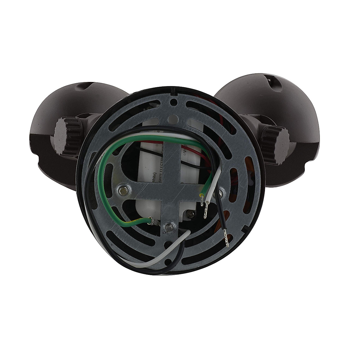 Satco (5 Pack) Part Number [65/718]; Die-Cast Aluminum Home-Garden and Backyard Outdoor Fixture; Bullet Head Security Flood Lights; Led Security Light; Dual Head; Bronze; 4000K