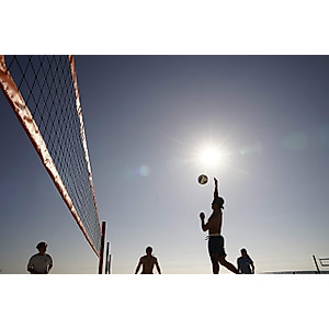 KING OF THE BEACH Miramar Volleyball by Mikasa - The Official Tour Beach Volleyball Designed by Olympian and World Champion Sinjin Smith