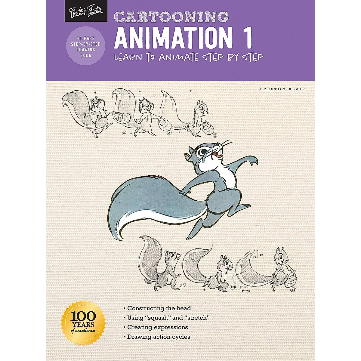 Cartooning: Animation 1 with Preston Blair: Learn to animate step by step (How to Draw & Paint)