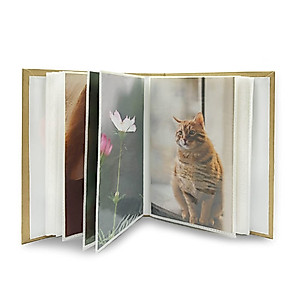 Photo Album Hold 100 Pockets,Kraft Paper Photo Album 5"x 7",Kid Photo Album Hold,Children's Pictures Album (Giraffe)