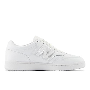 New Balance Unisex-Adult BB480 V1 Sneaker, White/White/White, 10