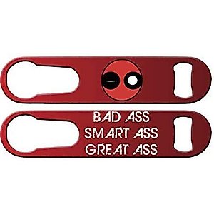 Mouthy Merc PSR Professional Bartender Bottle Opener with Pour Spout Remover